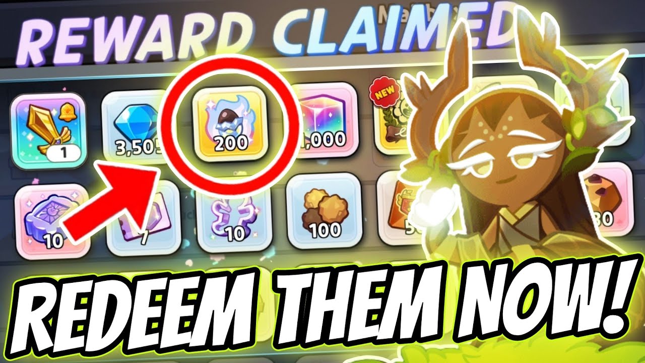 REDEEM THIS NOW 😱 Limited Rewards in Cookie Run Kingdom! - YouTube