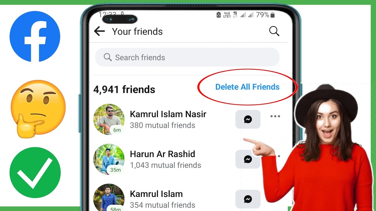 How To Delete All Facebook Friends in One Click | Unfriend All Facebook ...