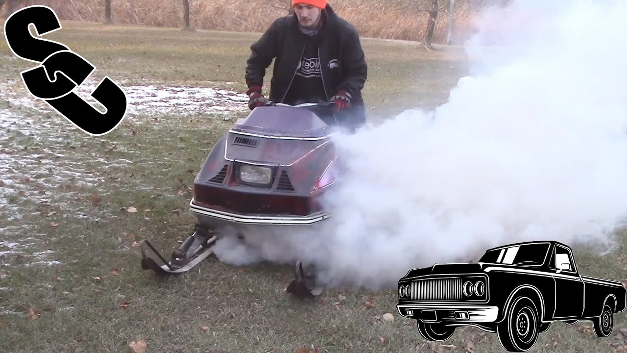 1974 Arctic Cat Panther 440 sled First Season Start - YouTube