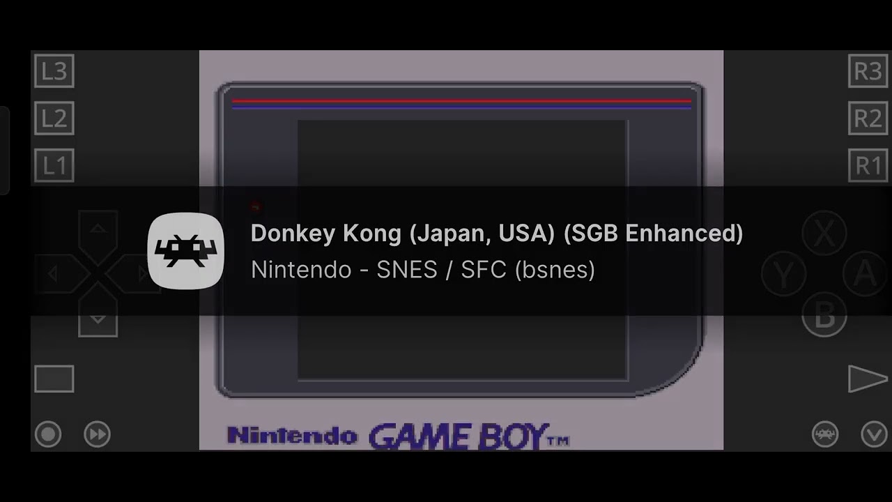Super Game Boy Startup By Retroarch - YouTube