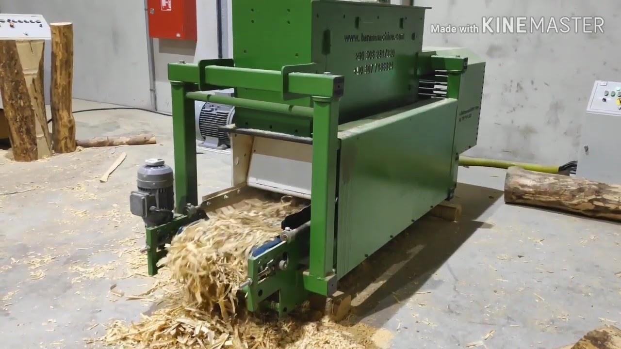 Wood Shaving Machine - YouTube