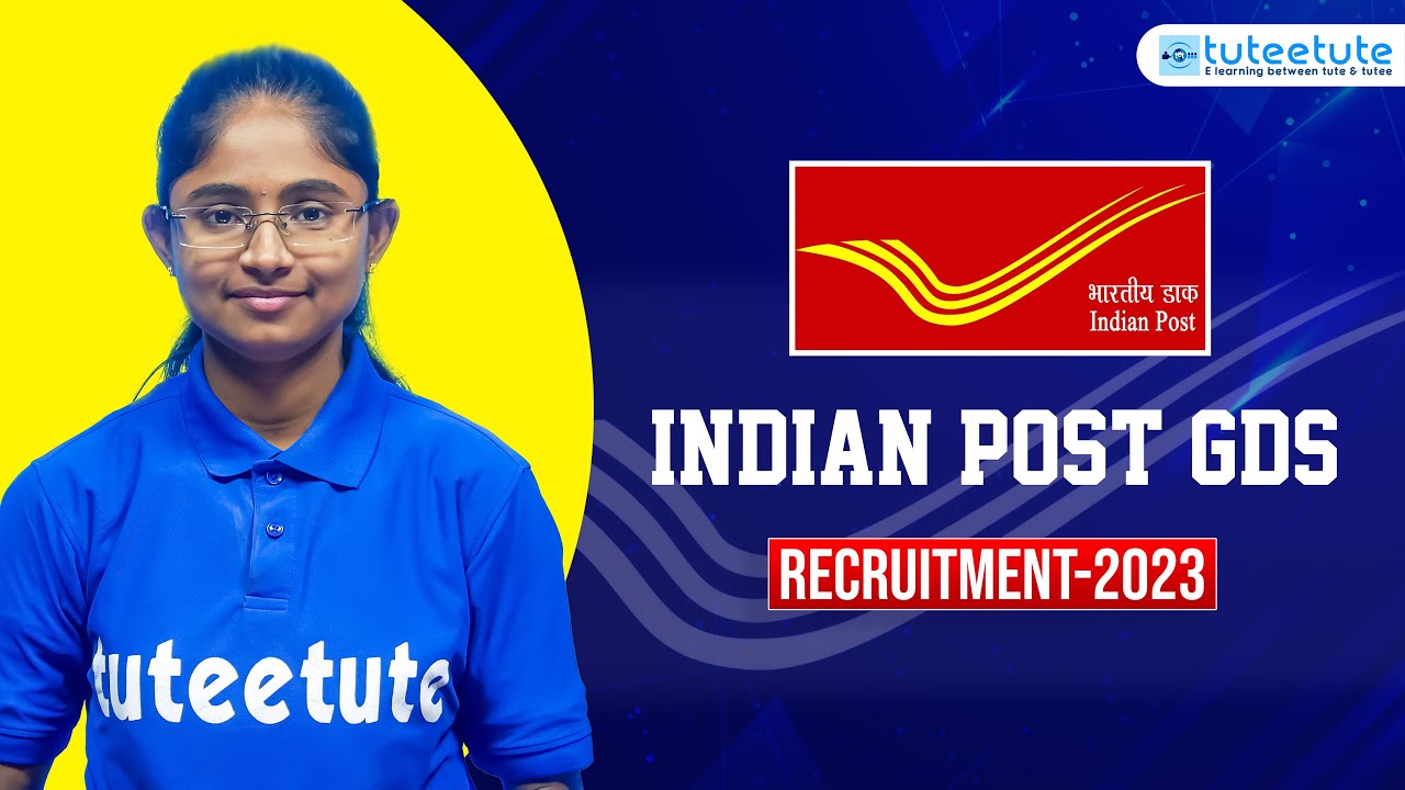 Indian Post GDS Recruitment-2023 | tuteetute - YouTube