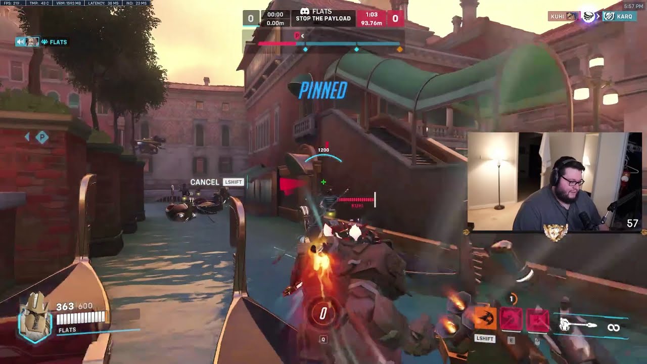 Reinhardt takes Junkerqueen out for a swim | Overwatch 2 - YouTube