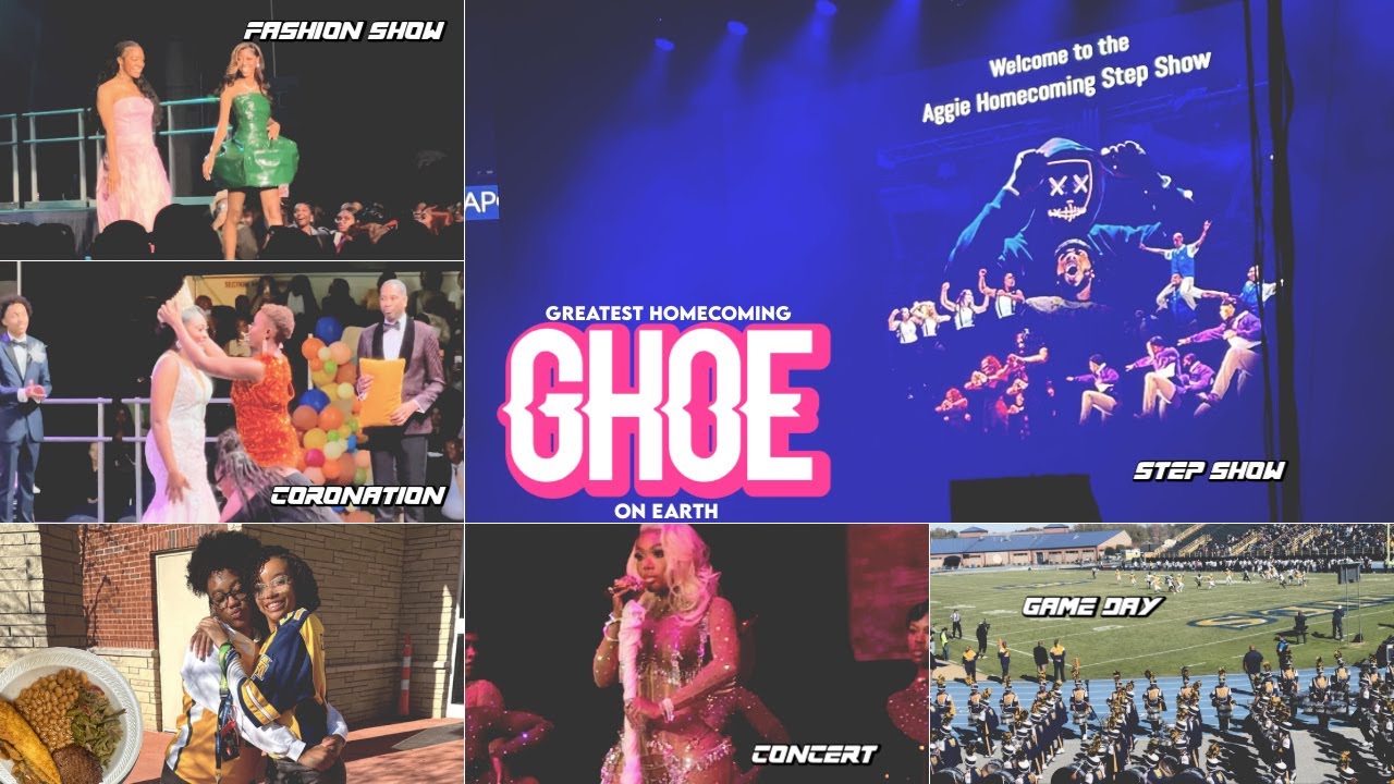 GHOE vlog 💙💛| ncat diaries S1E3: NCAT homecoming, fashion show, step ...