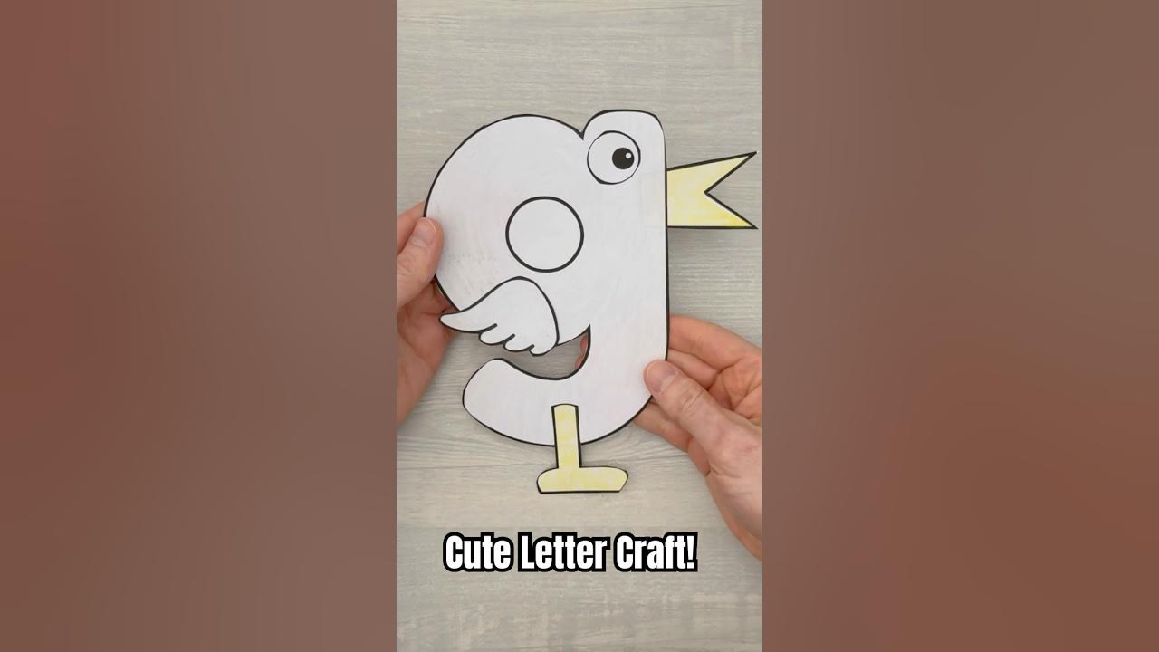 Cute Letter g Goose Craft for Kids! - YouTube