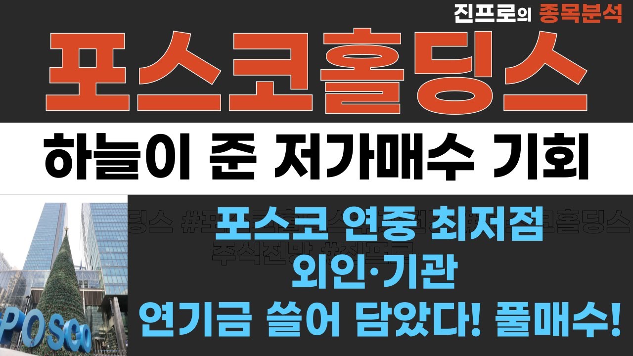 포스코홀딩스 세계최고의 기업이 될겁니다장기투자하세요 100배 수익납니다 포스코홀딩스 주가전망 양극재 에코프로