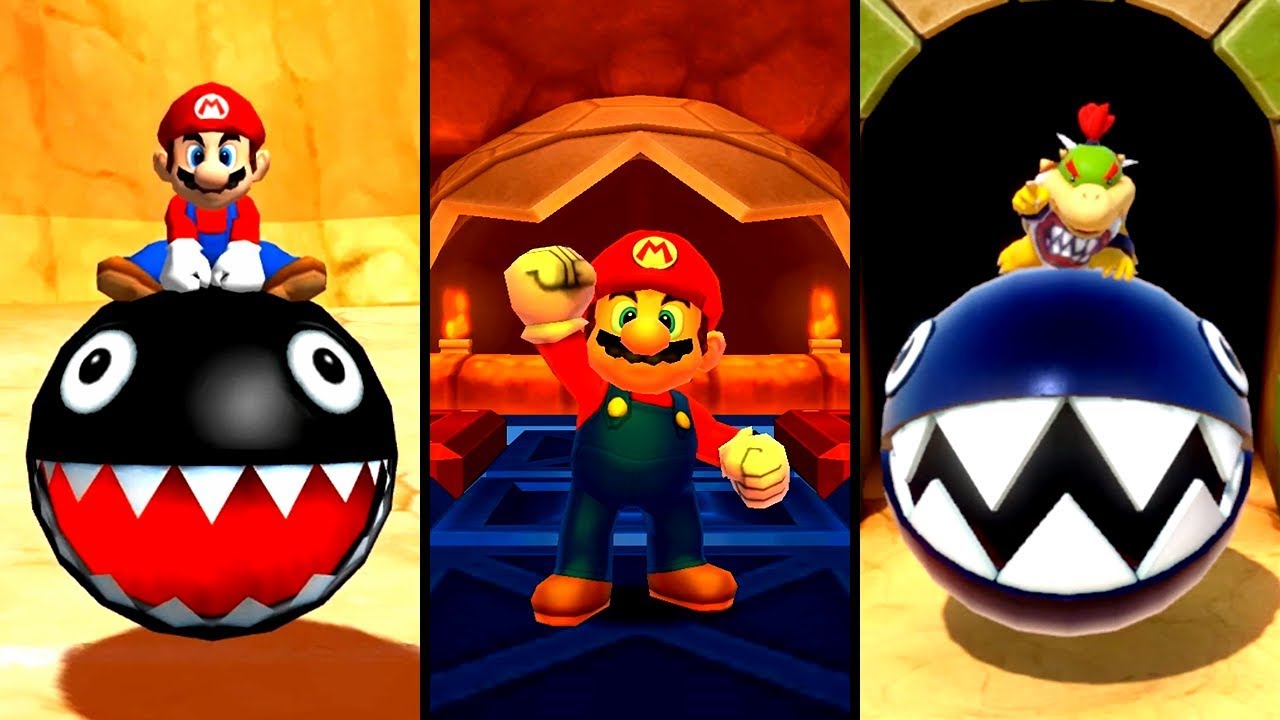 Evolution of Chain Chomp Minigames in Mario Party (1999-2019) - YouTube