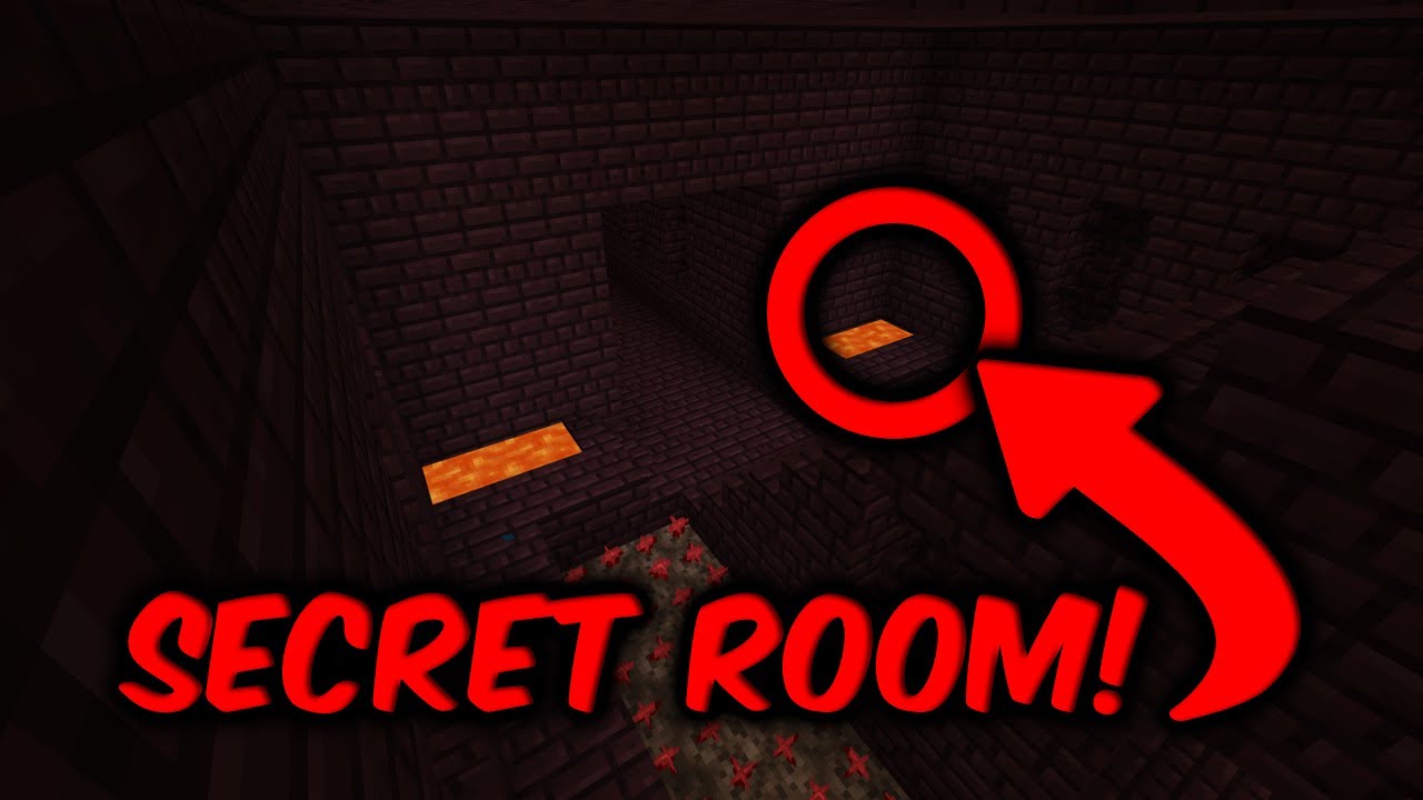 Minecraft Secret Room In The Nether Fortress! - YouTube