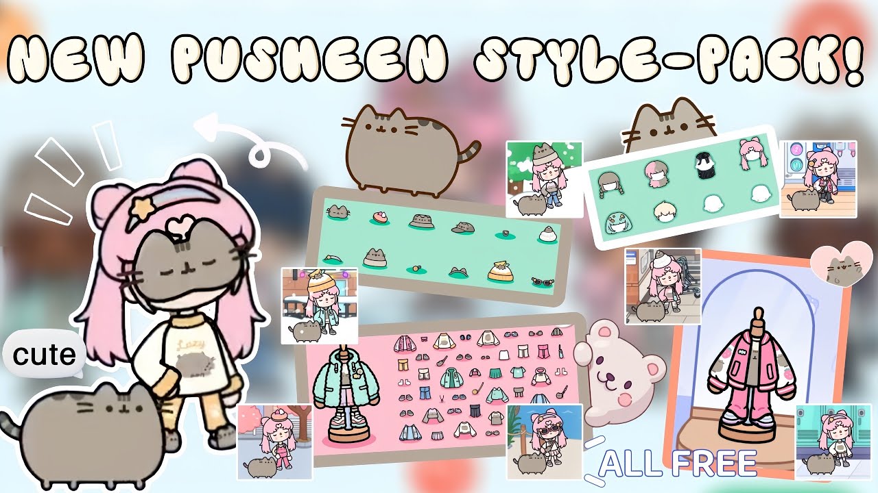 Pusheen Cat Hair Styles