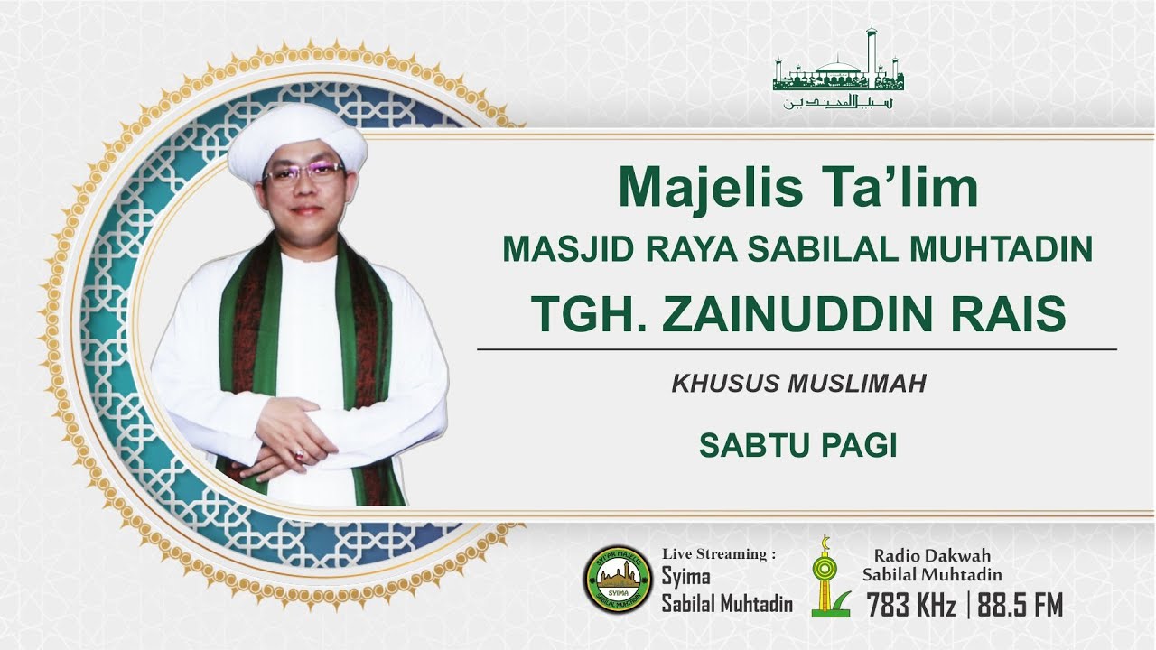 Peringatan Maulid Nabi Muhammad SAW 1445H Bersama TGH. Zainuddin Rais ...