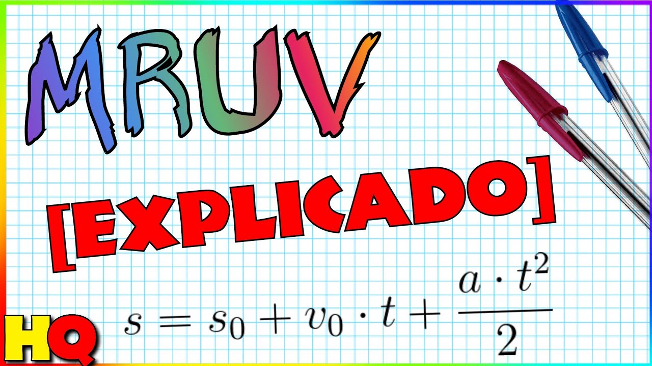 Fórmulas do MRUV [EXPLICADO] - YouTube