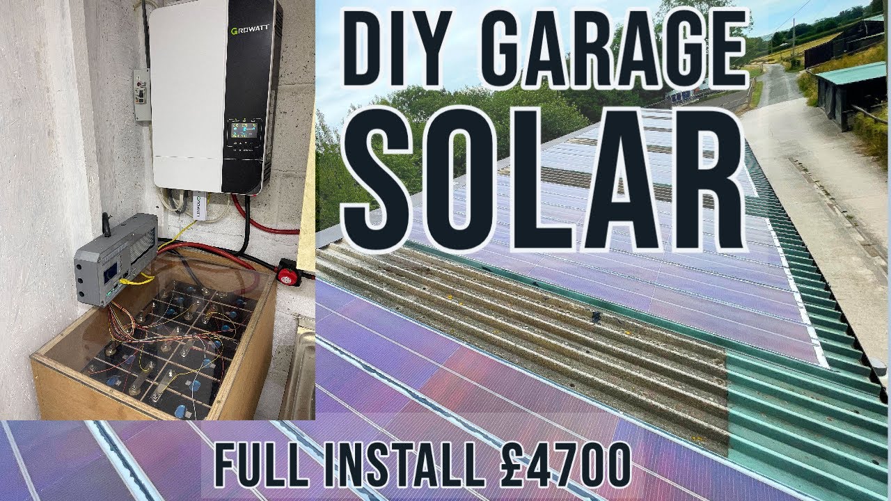 UK DIY Solar Garage install for £4700 - Growatt Inverter, Seplos BMS ...