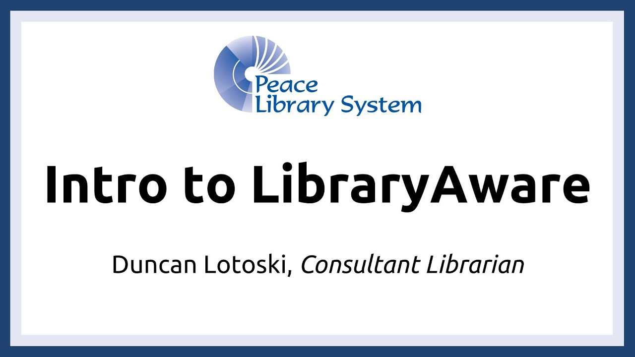 Intro to LibraryAware - YouTube