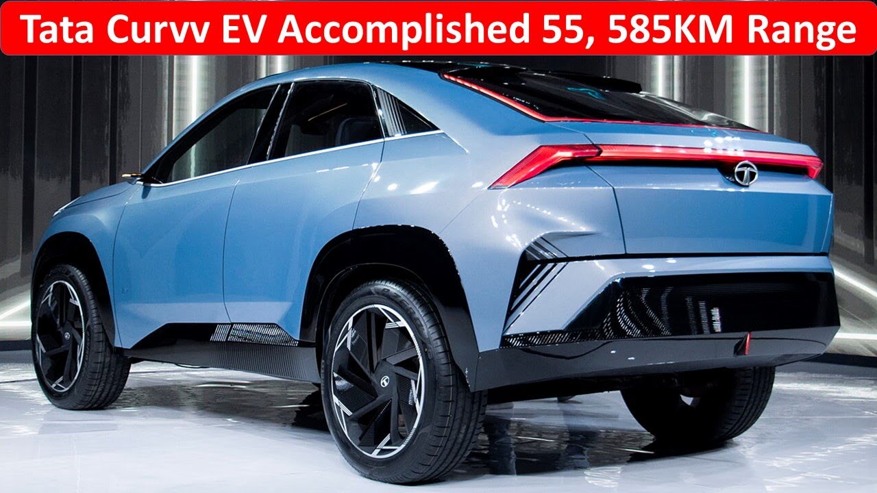 Tata Curvv EV Accomplished 55 with 585 KM Range | Tata Curvv EV Feature ...