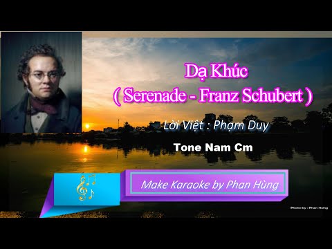 Dạ Khúc-Serenade Karaoke Tone Nam Cm.