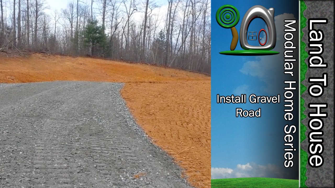 Install the Driveway - Modular Home #18 - YouTube