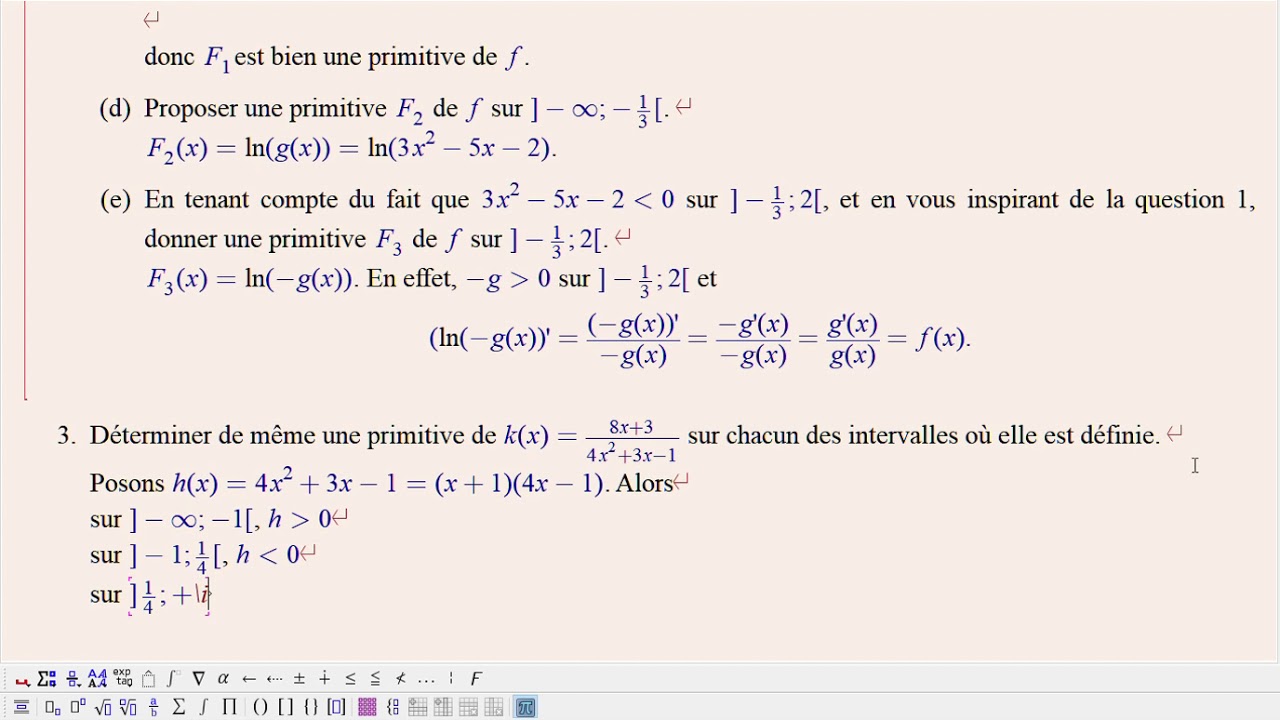 2S2 Correction TP primitives Ex 226 partie 2 - YouTube