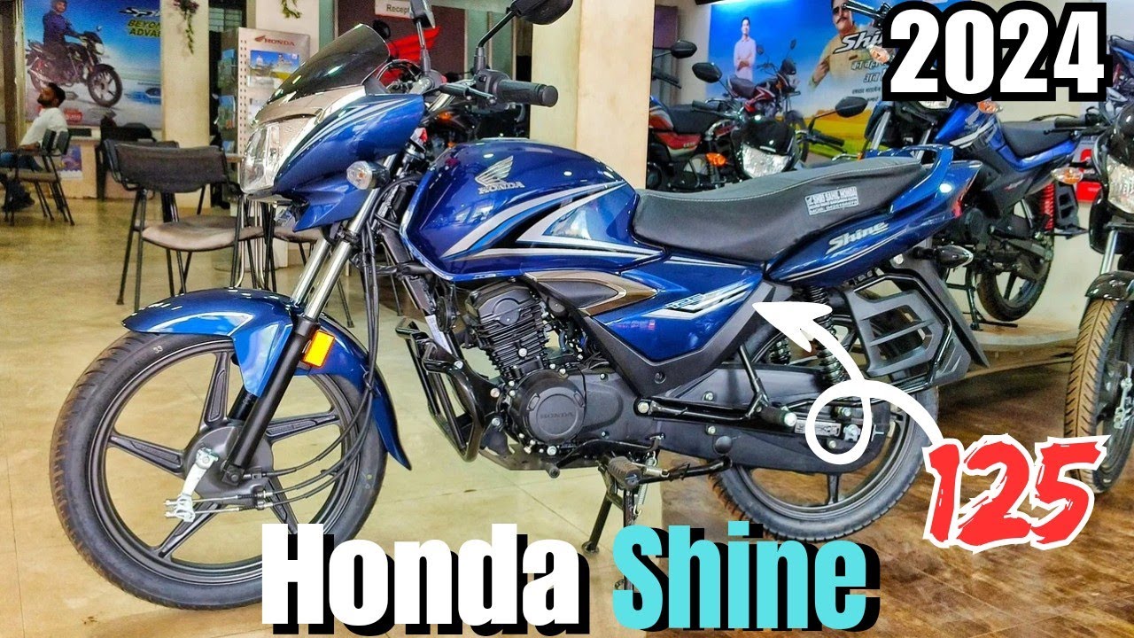 Honda shine 125 | 2024 New model blue colour OBD-2 E20 new features ...