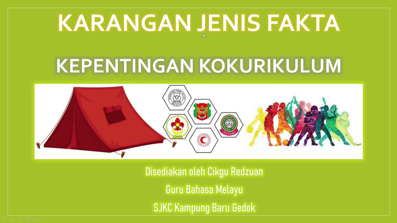 KARANGAN JENIS FAKTA | KEPENTINGAN KOKURIKULUM - YouTube