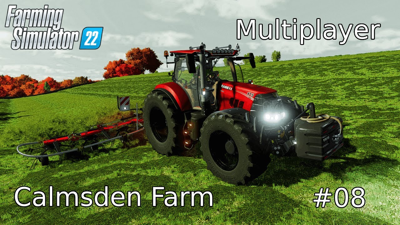 MAKING HAY! - Multiplayer Farming Simulator 22 FS22 Calmsden Farm Ep 8 ...