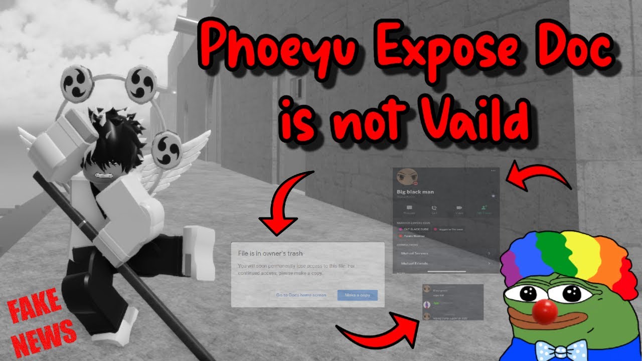 [ Grand Piece Online ] Phoeyu Expose Is a Clown Page(they really tried ...