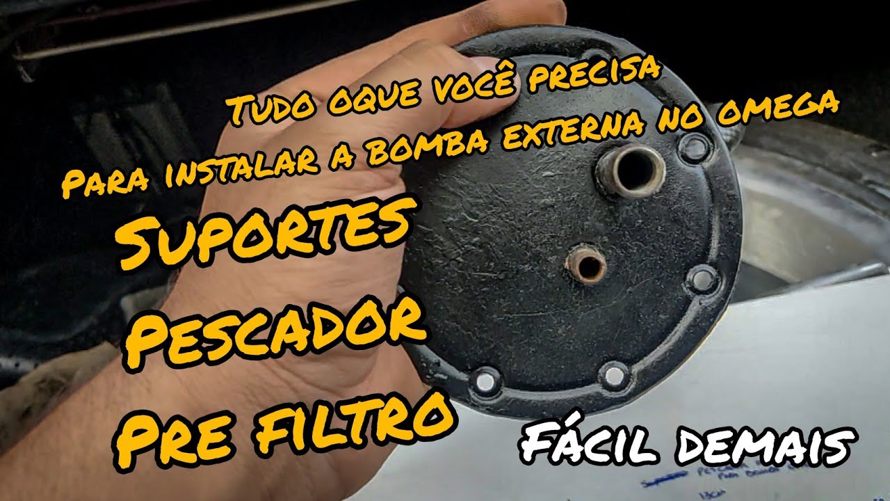 Instalando bomba externa e suportes no omega O MELHOR ESQUEMA já feito ...