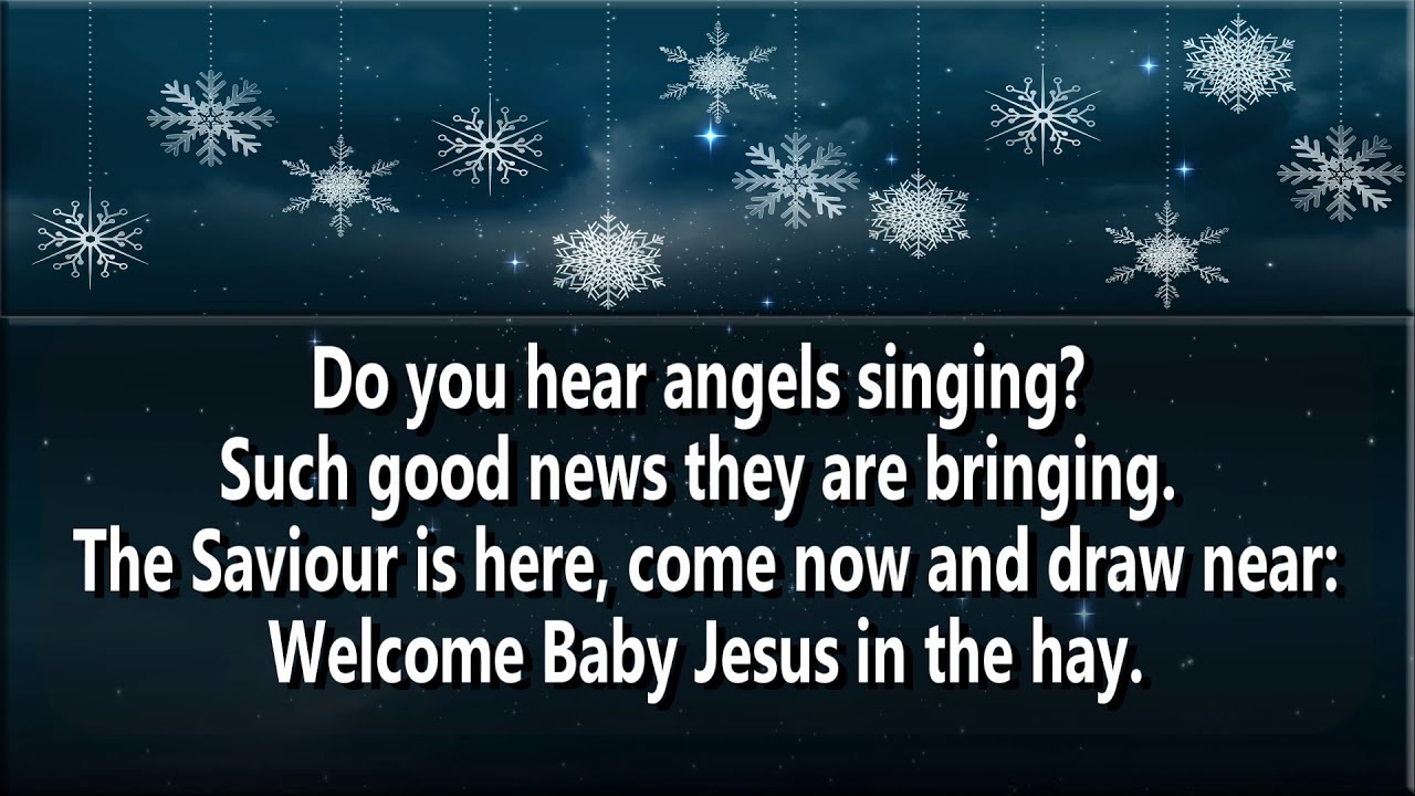 Welcome Baby Jesus in the Hay - YouTube