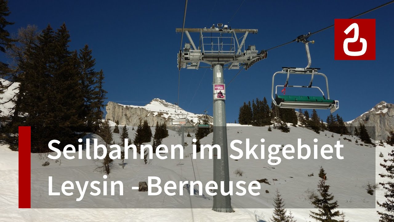 Skigebiet Leysin - Berneuse - YouTube
