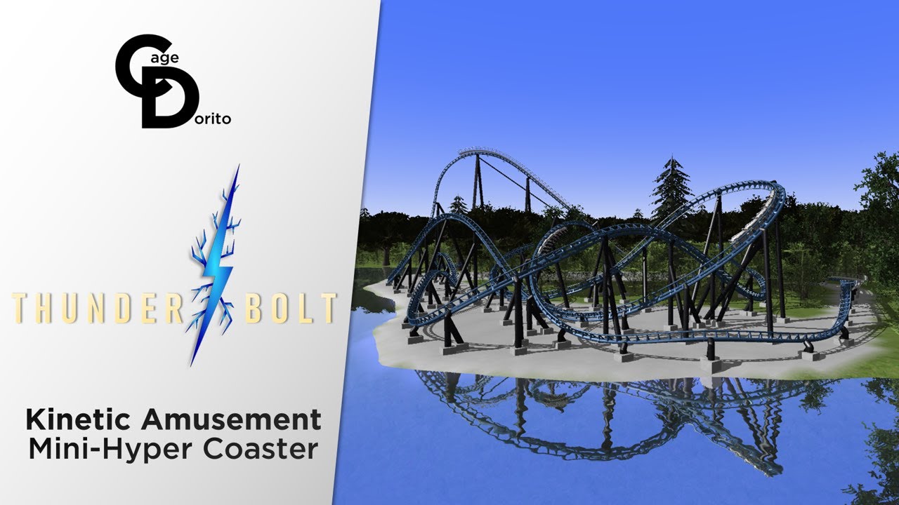 Thunderbolt - Original Mini-Hyper Coaster - Ultimate Coaster X - YouTube