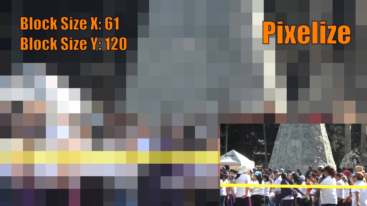 Kdenlive Pixelize - YouTube