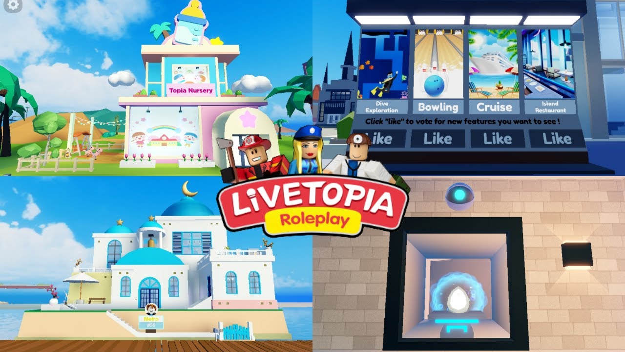 🚼TOPIA NURSERY, MEDITERRANEAN VILLA + MORE!! Livetopia👶 Daycare ...