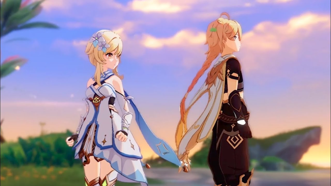 Cutscene Aether & Lumine Meet Dub Japan | Genshin Impact Ver. 4.7 - YouTube