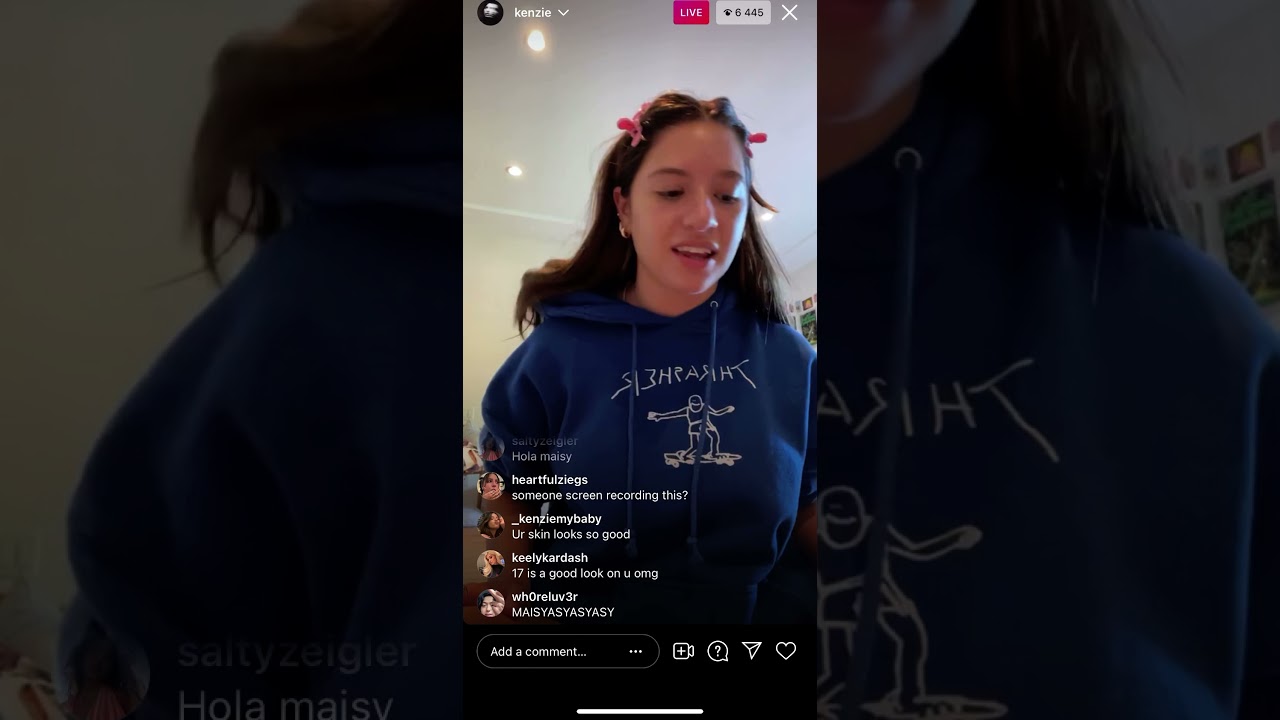 Kenzie Ziegler Instagram Live 14th June,2021 - YouTube