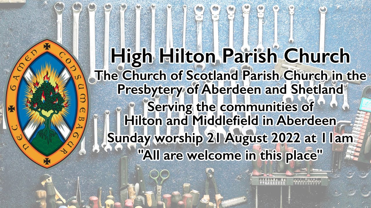 Sunday Service, 21 August 2022 at 11am. Worship led by Rev Hutton Steel ...
