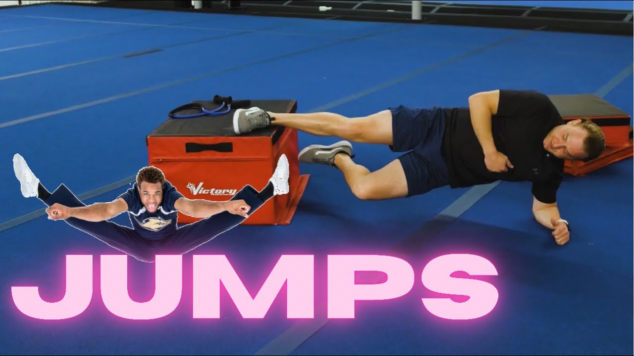 Cheerleading jump drills to clean up the LANDING - YouTube
