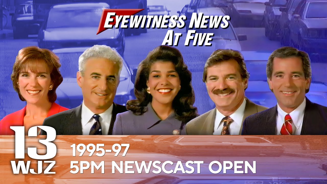 WJZ-TV Baltimore | Eyewitness News at Five Newscast Open | 1995-1997 ...