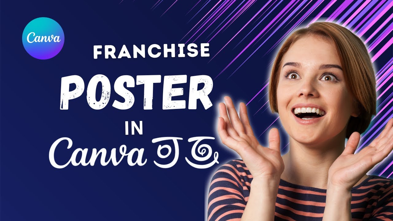 Franchise poster make in canva# canva Tutorial-easy poster making - YouTube