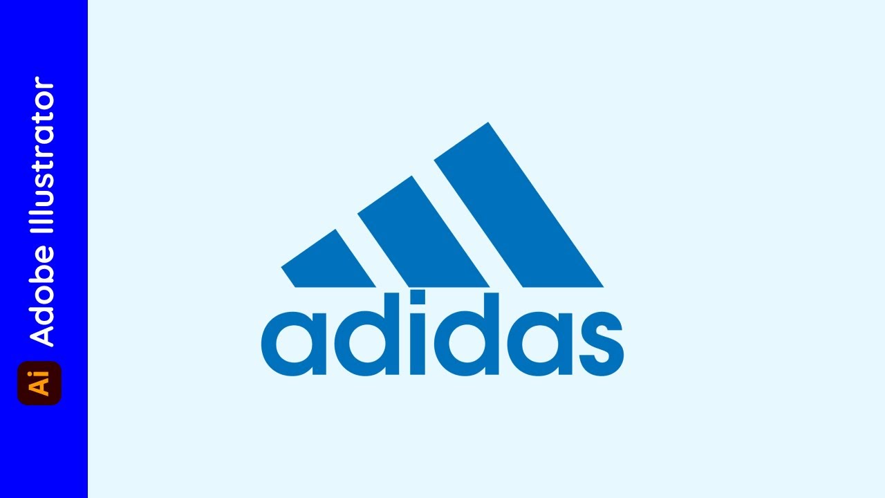 Adidas logo design I adobe illustrator easy for beginners - YouTube