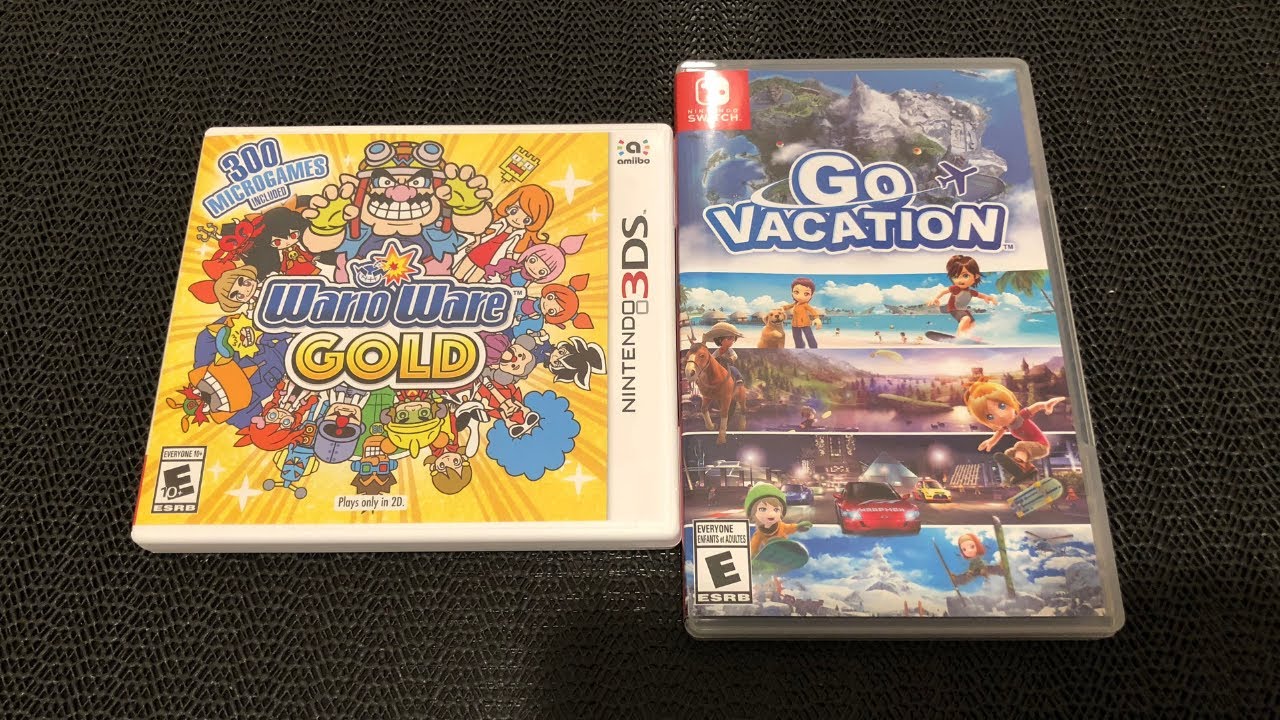I’m starting my YouTube channel - Wario Ware & Go Vacation unboxing ...