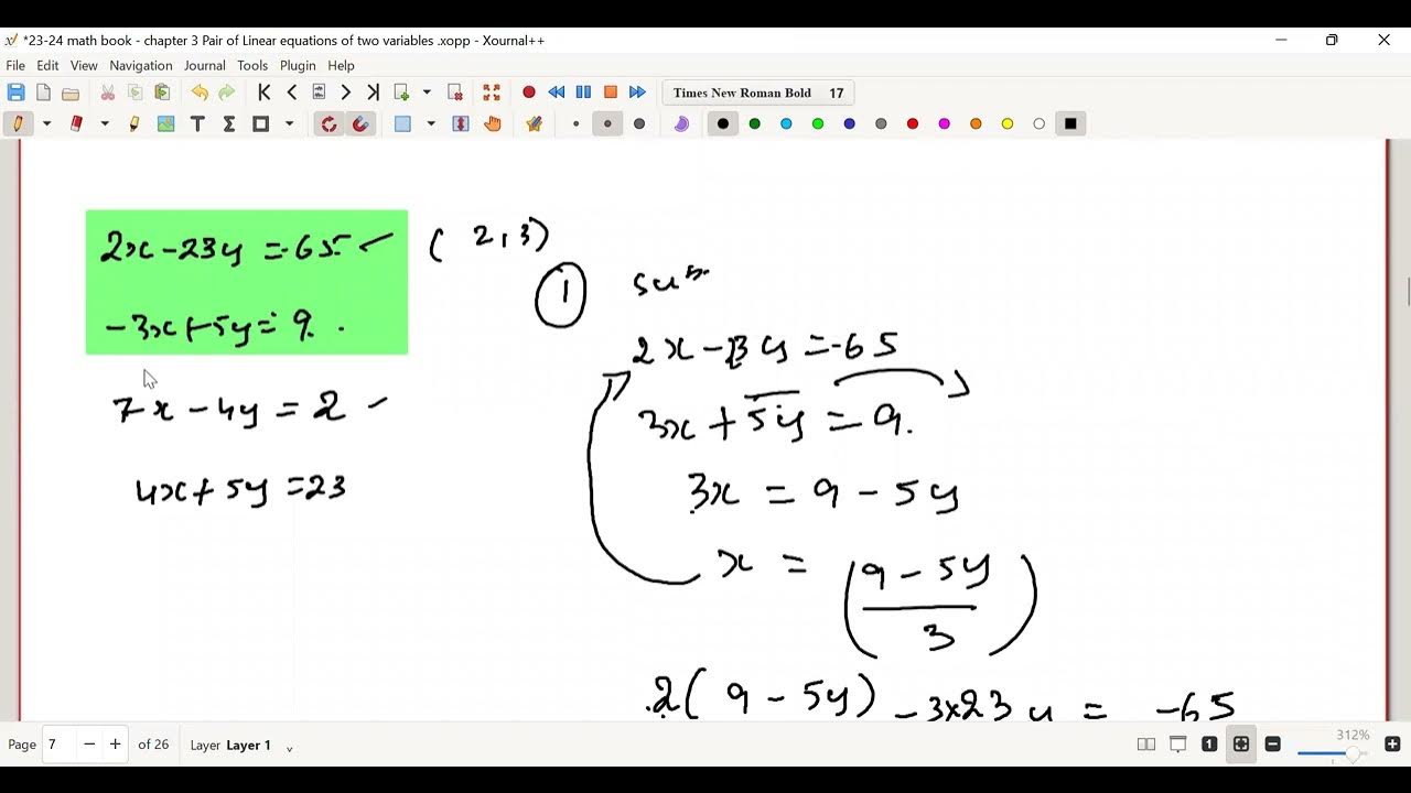 10th CBSE Pair of Linear equations part 2 - YouTube