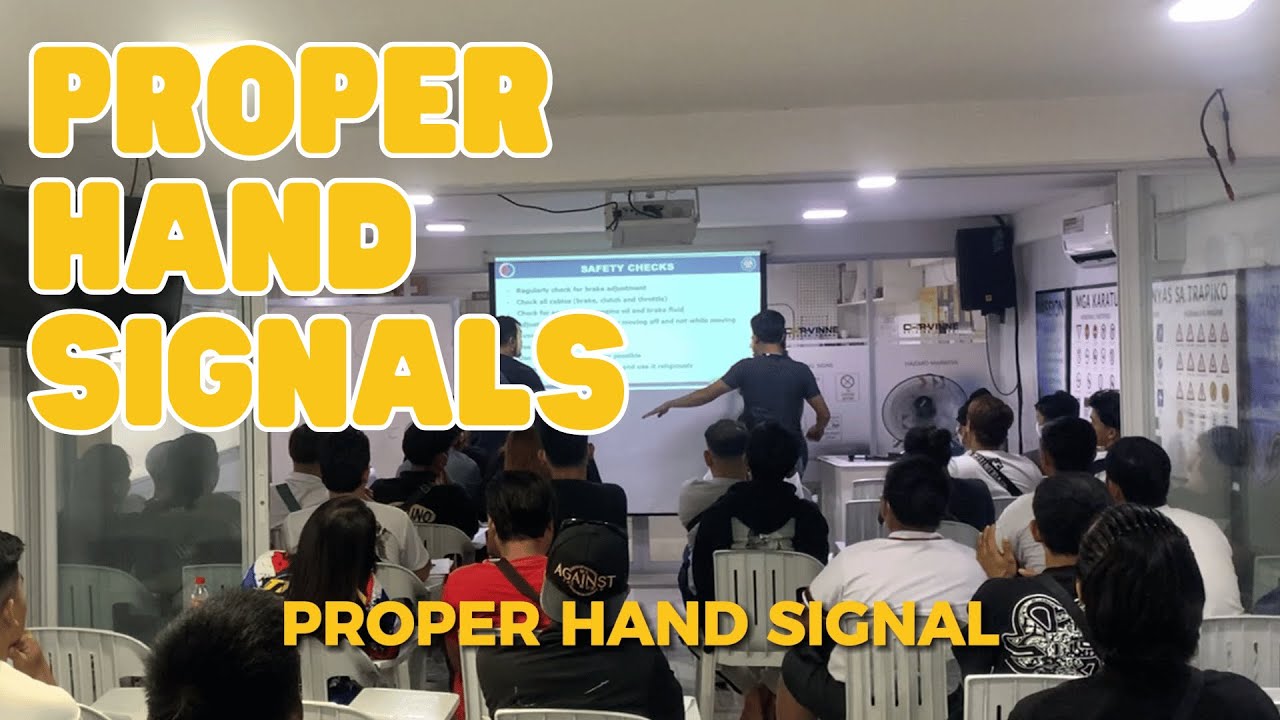 Proper Hand Signals - YouTube