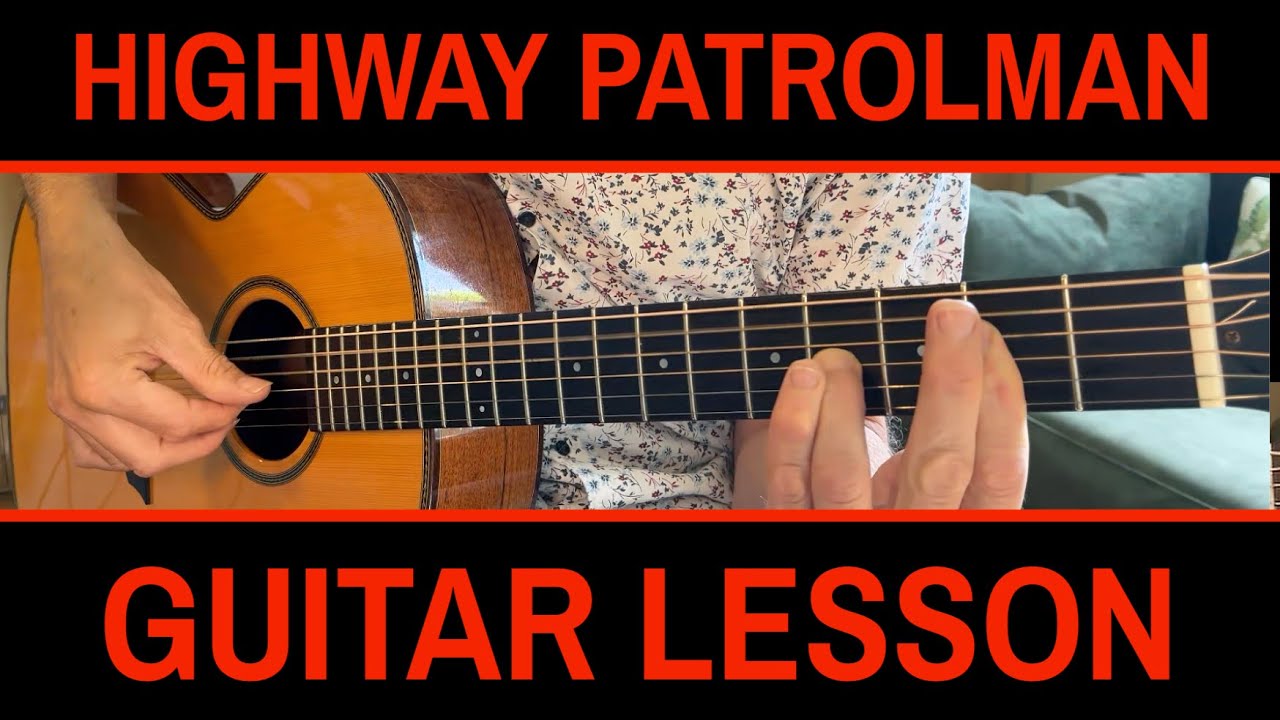 Highway Patrolman - Guitar Lesson (Bruce Springsteen) - YouTube