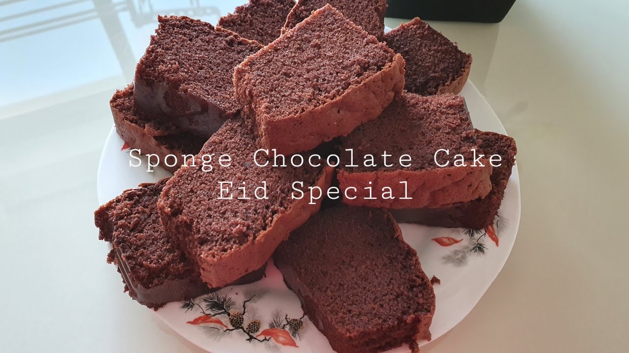 Delicious Sponge Chocolate Sponge Cake | Eid Special - YouTube