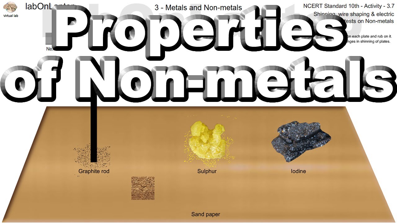 NCERT Class 10th Activity 3.7 | Metals & Non-metals | Shining Property ...