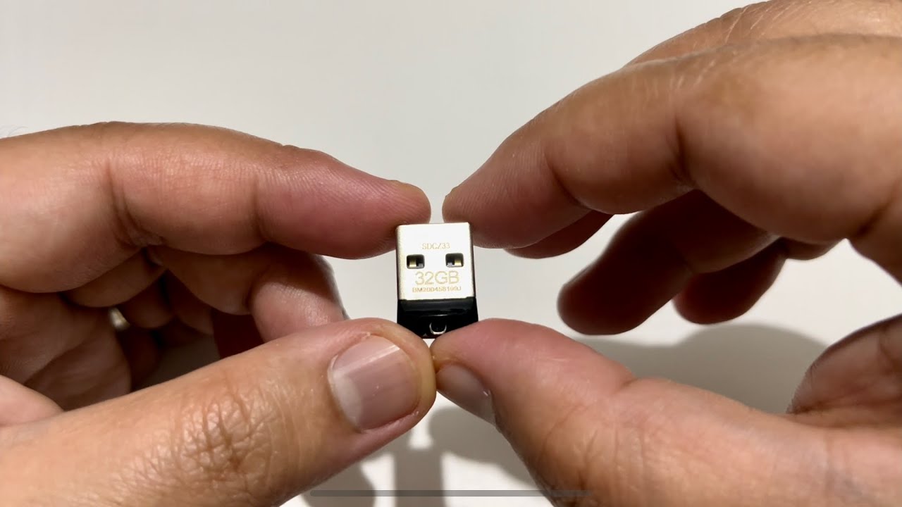 Most Tiny SanDisk Cruzer Fit 32GB USB 2.0 smallest Flash Drive Unboxing ...