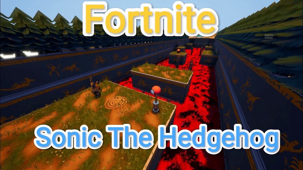 Fortnite Sonic The Hedgehog Fly Sanctuary Zone Act. 1-2-3. - YouTube