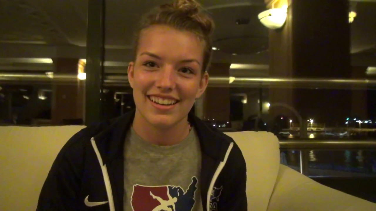 Alisha Howk after 2017 Cadet World Championships - YouTube