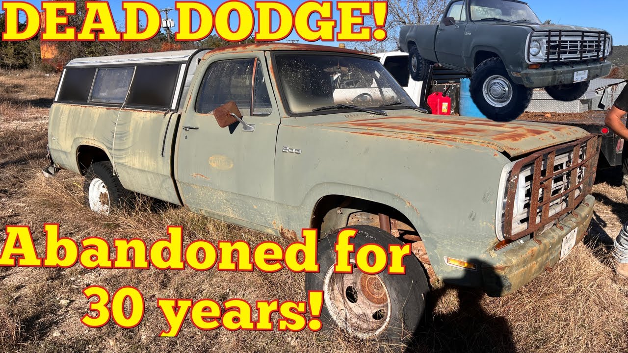 Dodge M880 sitting for 30 years! Will it run? ABSOLUTELY! - YouTube
