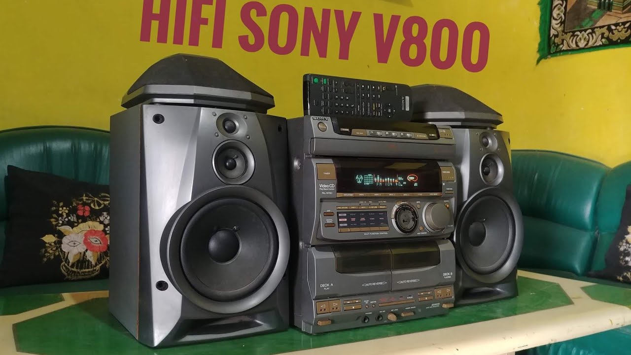Sony MHC-V800 - YouTube