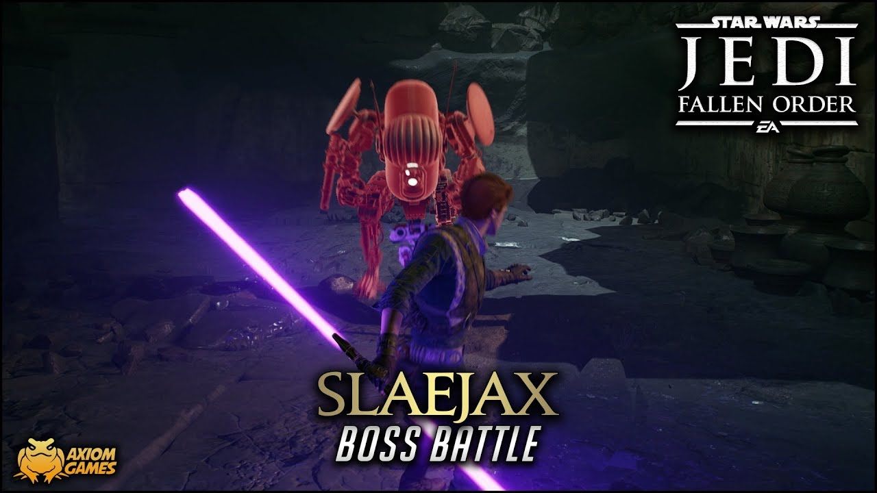 Star Wars Jedi: Fallen Order - Slaejax Boss Battle - YouTube